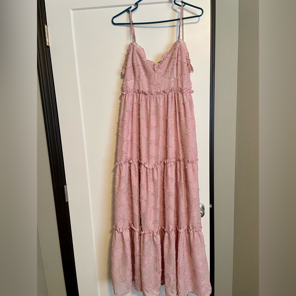 Altar'd State | Dresses | Altars Stare Pink Floral Maxi Dress Medium ...